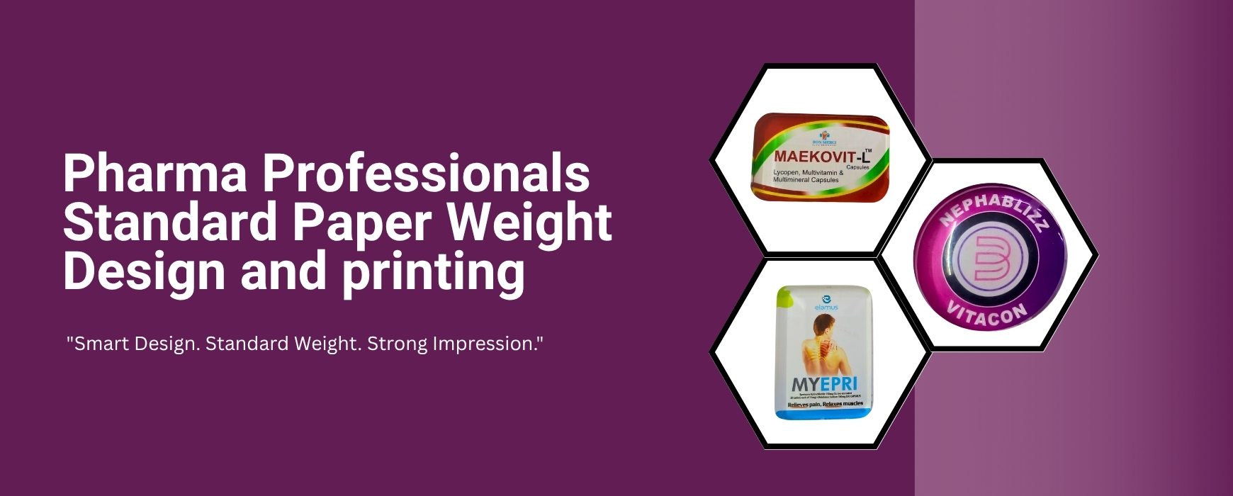 Pharma Professionals Standard Paper Weight, Design, and Printing