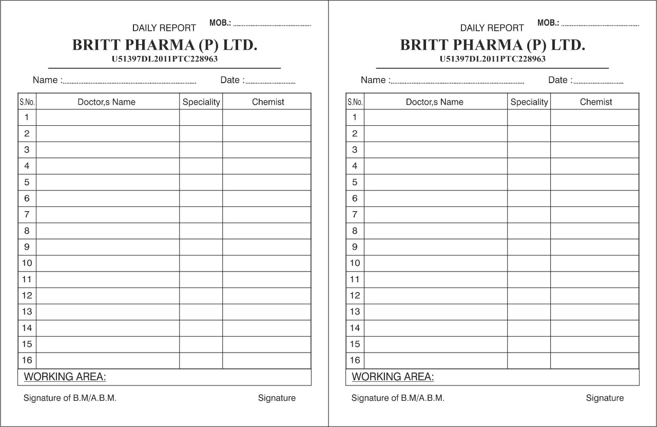 MR Daily Pocket Planner Designing And Printing Services
